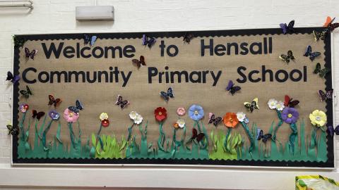 welcome school display